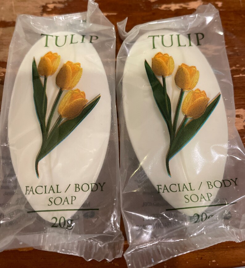 Tulip Floral Body /facial Oval Soap Bar Lot of 8 New - Etsy
