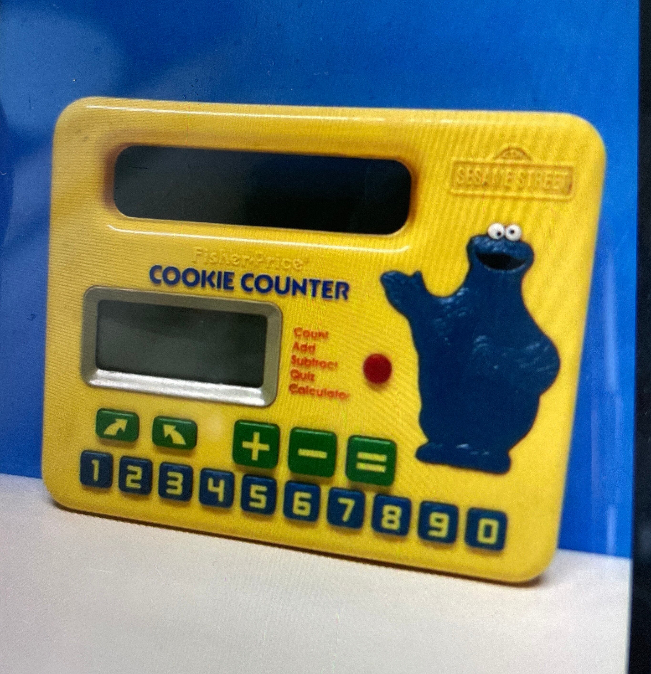 Vintage 1985 Sesame Street Cookie Counter Tested &works Rare - Etsy