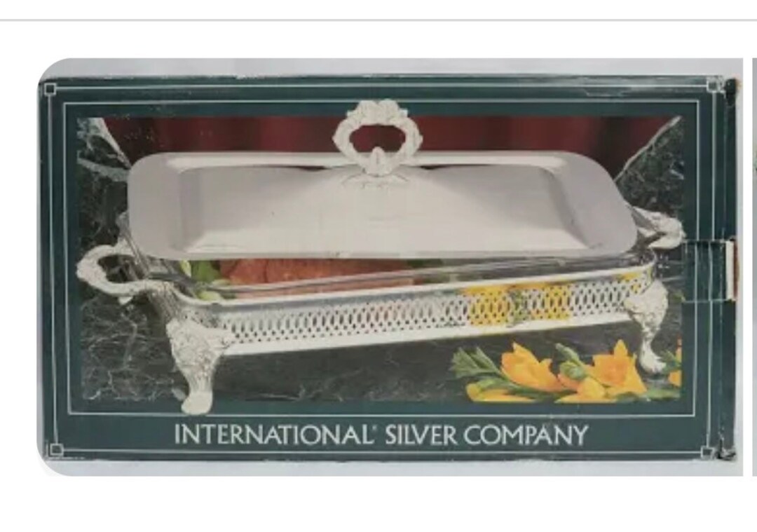 Vintage International Silver Plate Casserole Serving Dish New in Box - Etsy