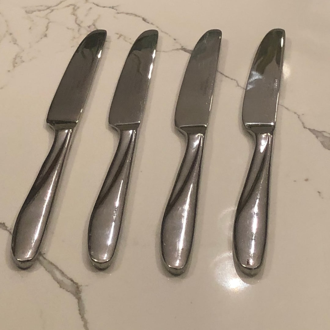 Hampton Silversmith Vintage Dinner Knife 9” Stainless Steel 215 Set of 4 Knives - Etsy