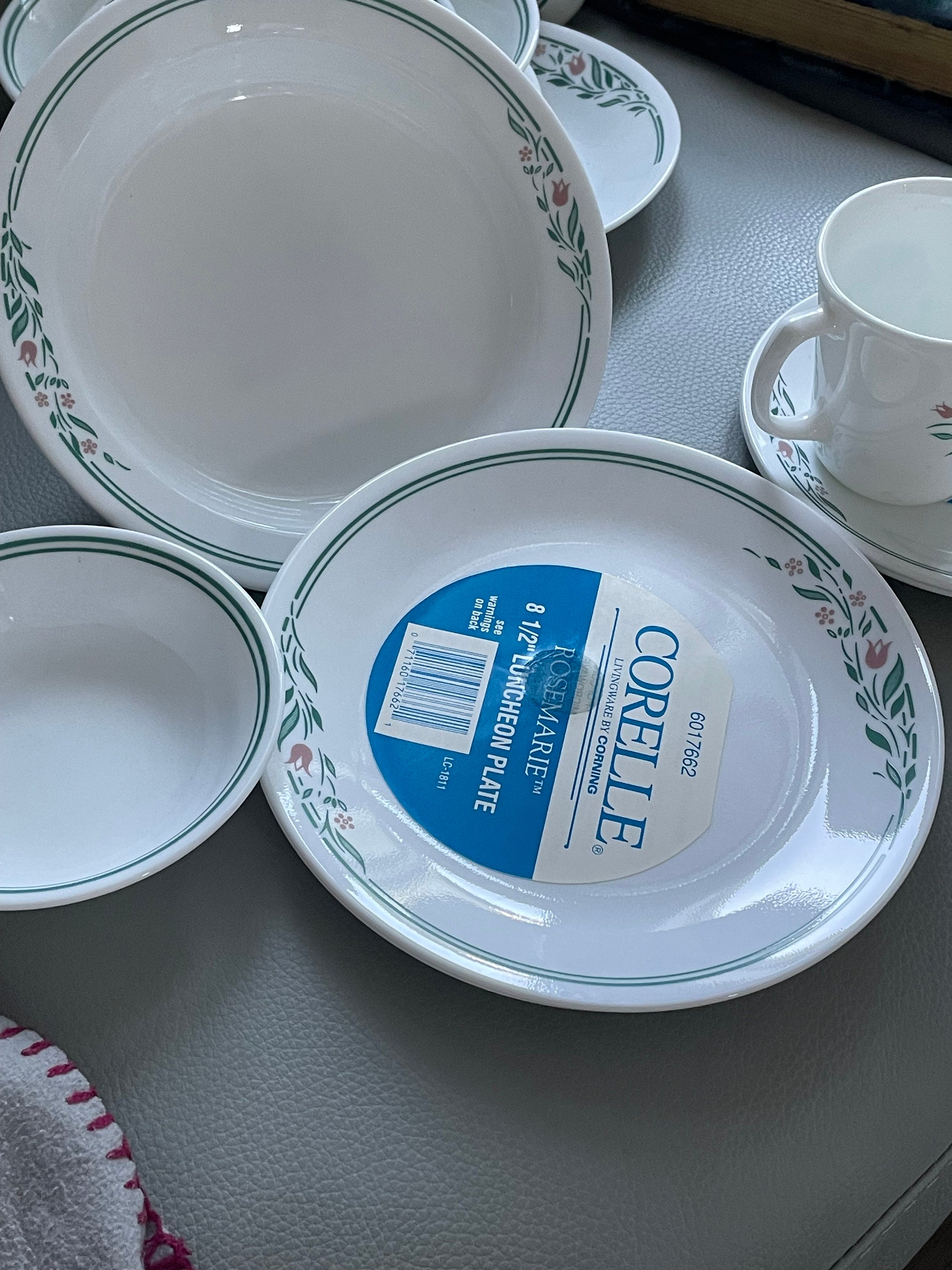 Vintage Corelle Corning Rosemarie Tulip Set of 5 Dinner Set - Etsy