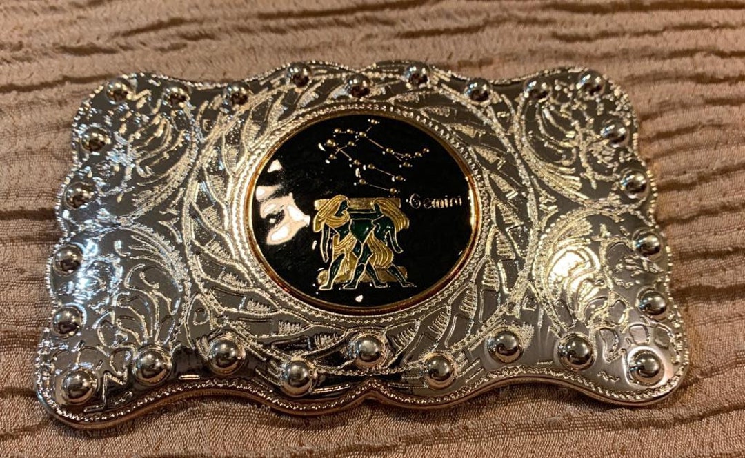 Vintage Western Style Belt Buckle - Etsy