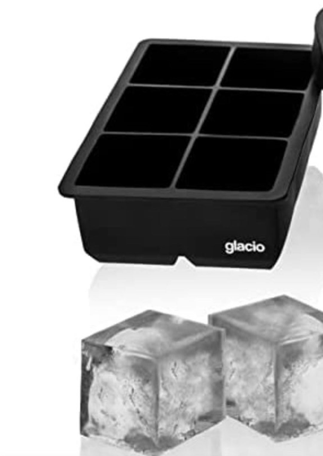 Glacio 6 Slot Big Block Silicon Ice Mold - Etsy