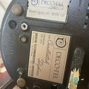 Vintage Decore Candlestick 1974 Electric Landline Phone Black&gold - Etsy