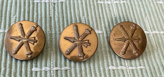 Army Air Defense Artillery Branch Insignia Dual post … - Gem