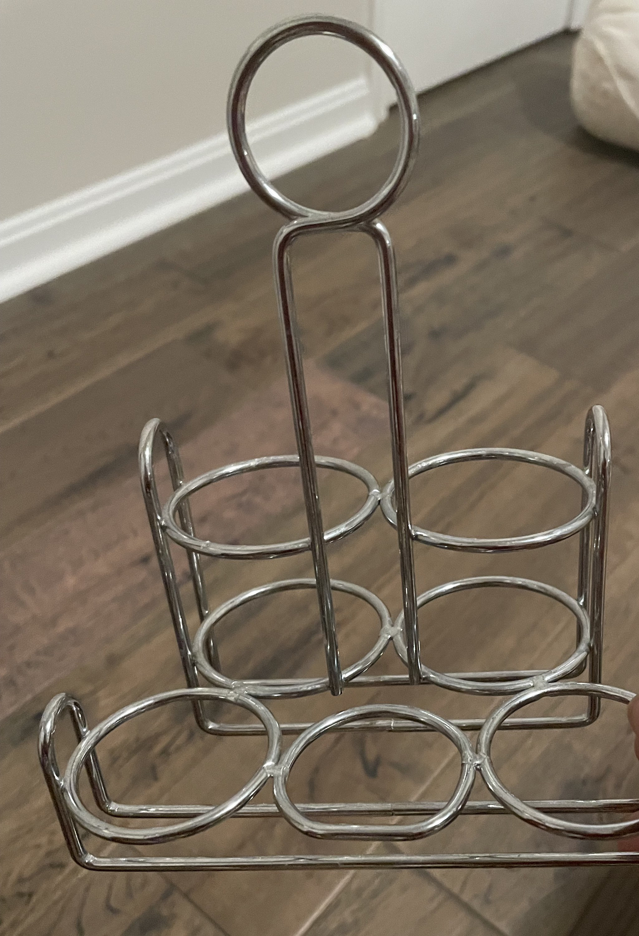 Metal Wire Restaurant Condiment Menu Holder Table Caddy Salt Pepper ...