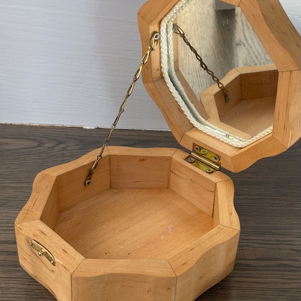 Octagon Wooden Box - Etsy