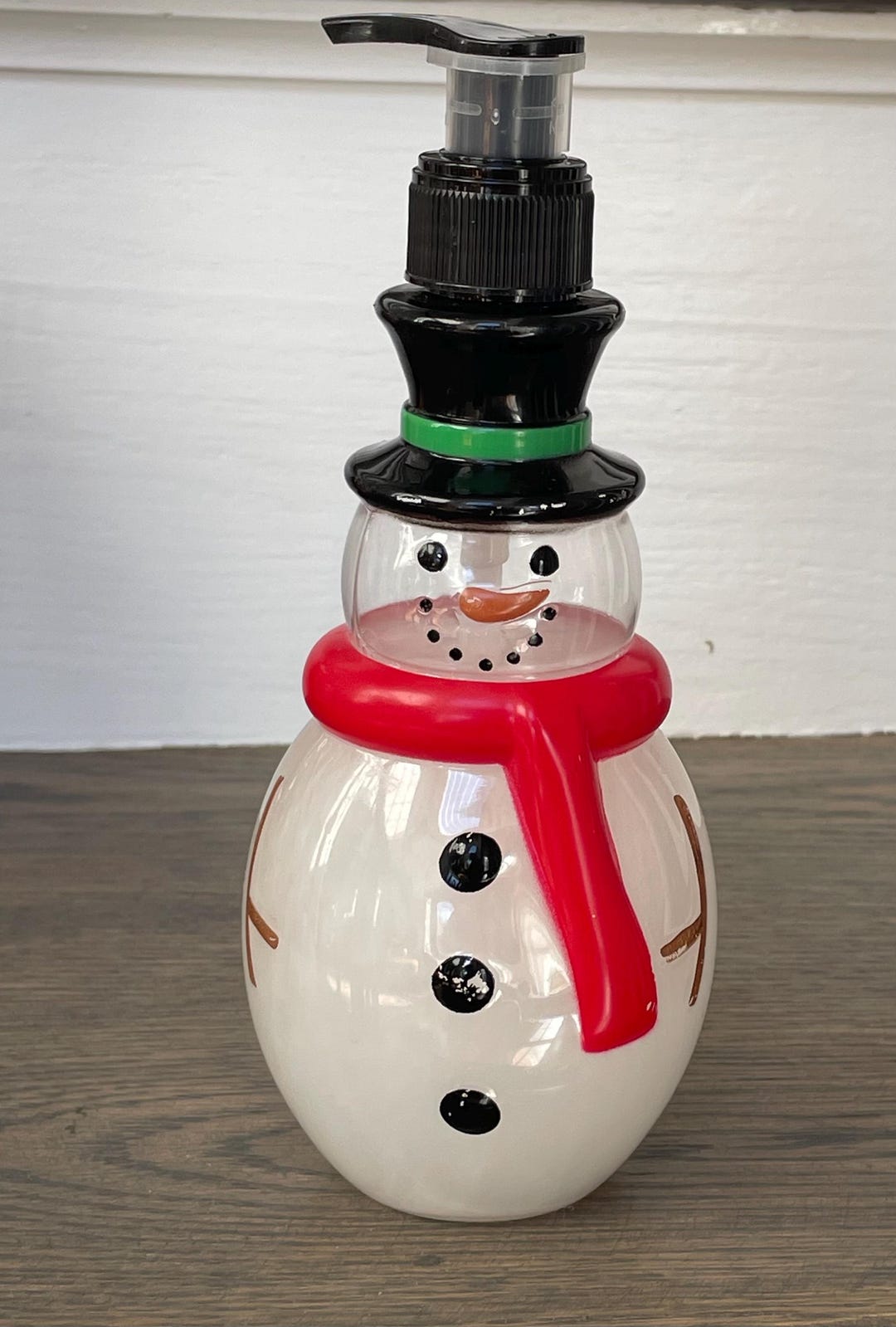 Snowman Christmas Soap Dispenser 11fl Oz - Etsy