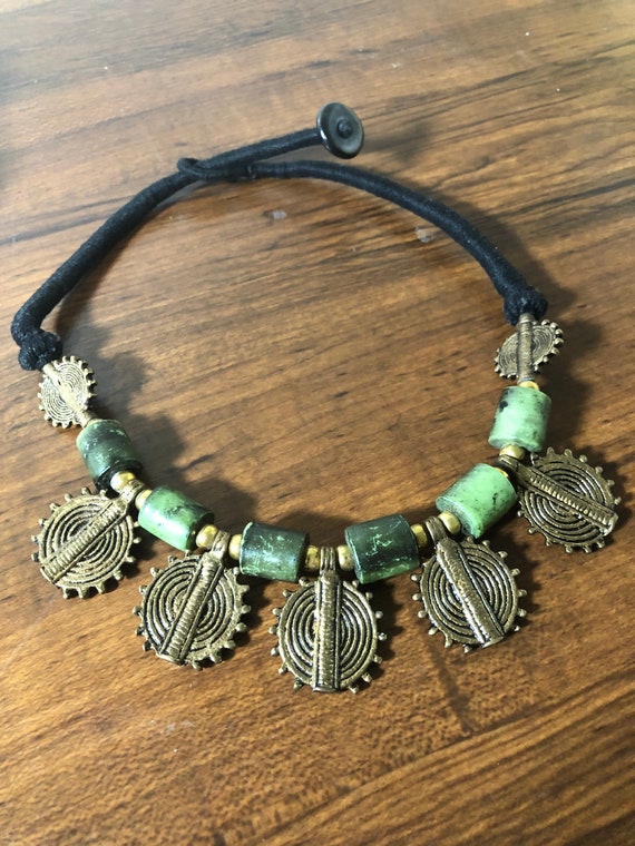 handmade choker necklace - Gem handmade choker necklace - Gem