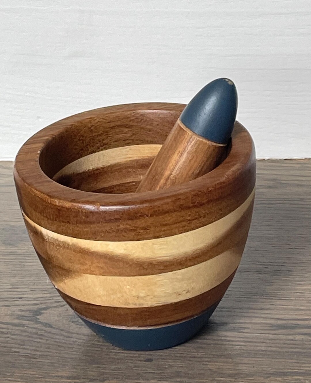 Thume and Table Acacia Wood Morter& Pastel - Etsy