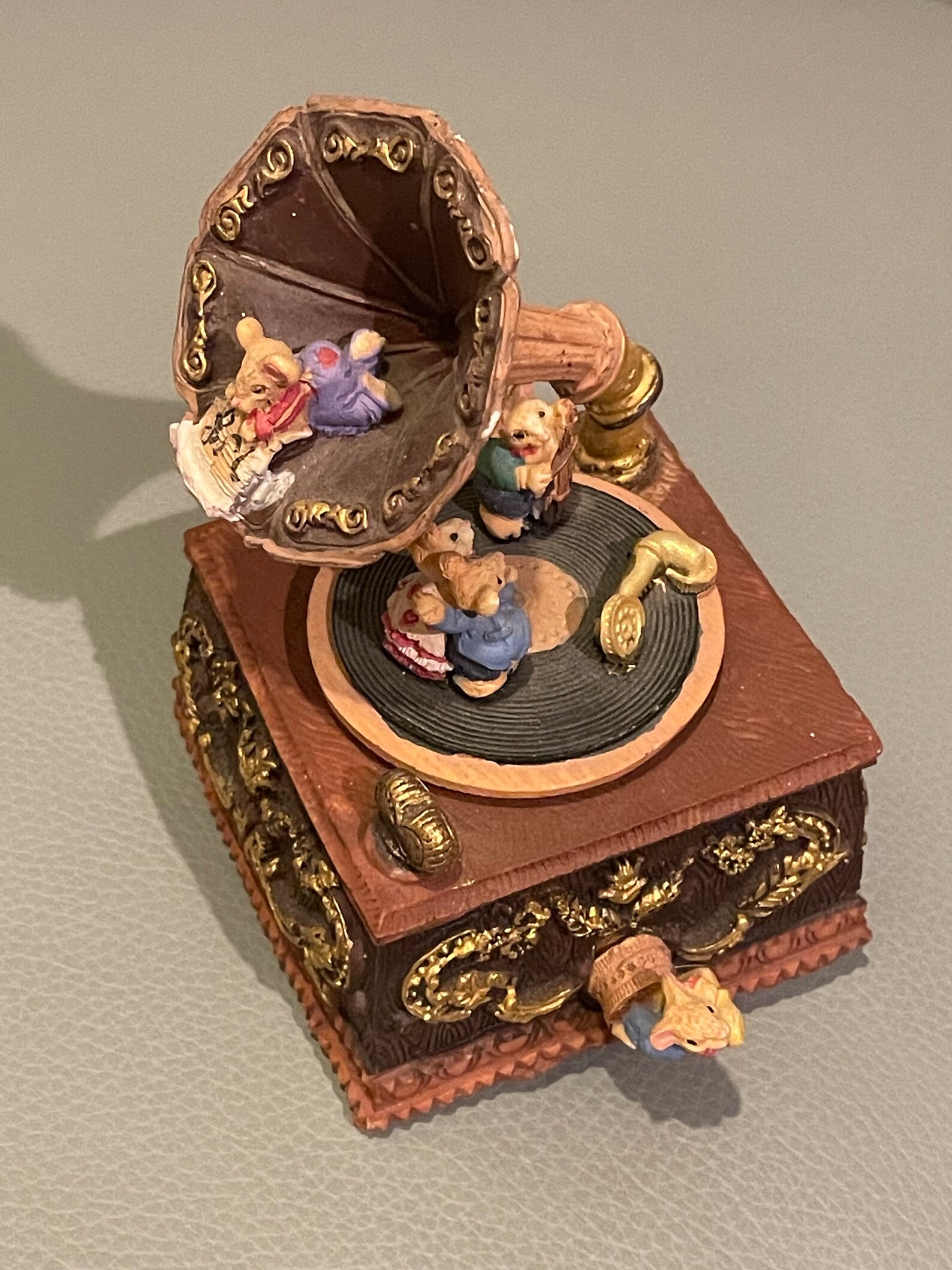 Dancing Mice Mouse Phonograph Music Box - Etsy