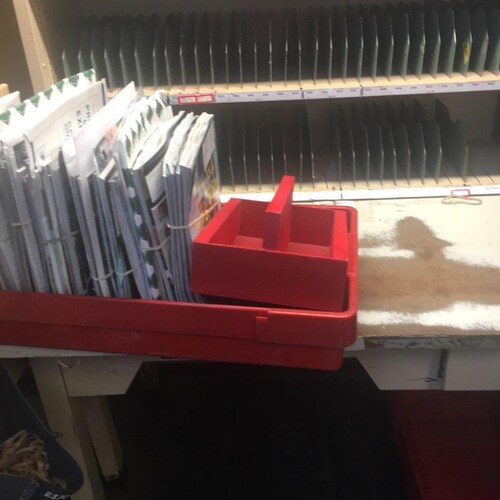 Letter Carrier Organizer Tray for Tub With Outgoing Mail Slot - Etsy