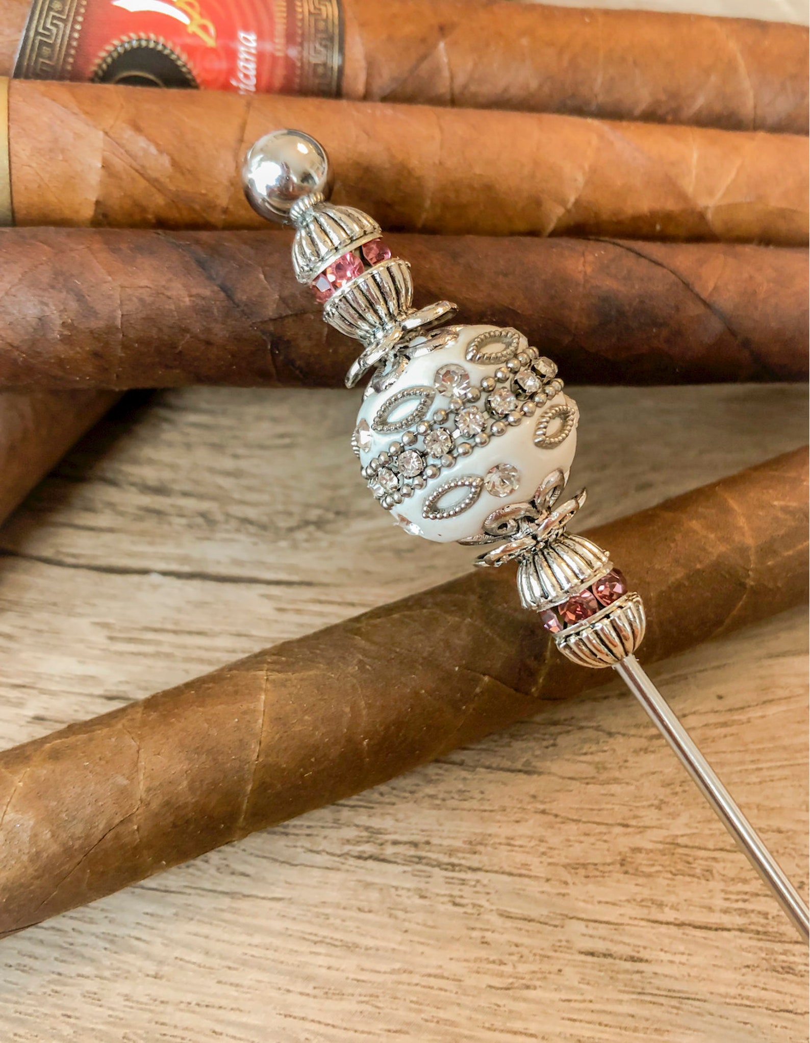 Regal/royal Jeweled Cigar Pick Cigar Poker Cigar Stick - Etsy