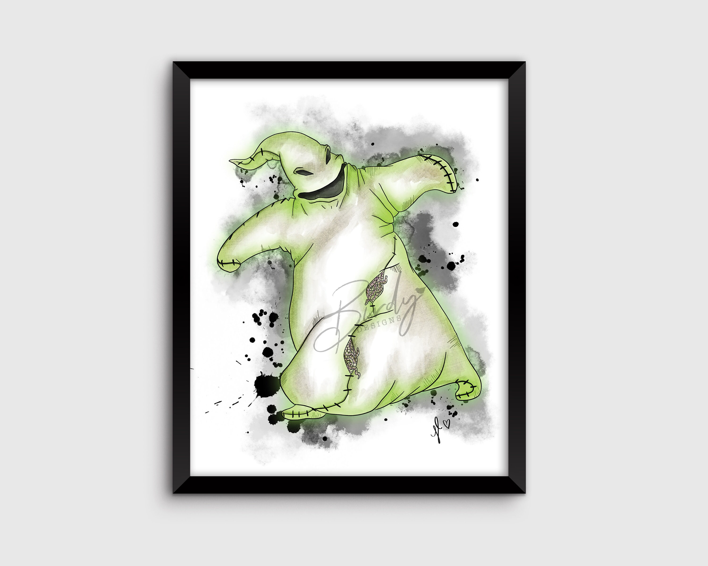 Oogie NBC Inspired Art Print 8x10 Print - Etsy