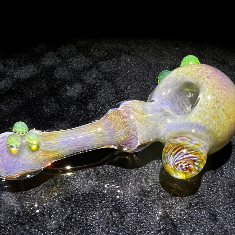 Purple Glass Pipe - Etsy