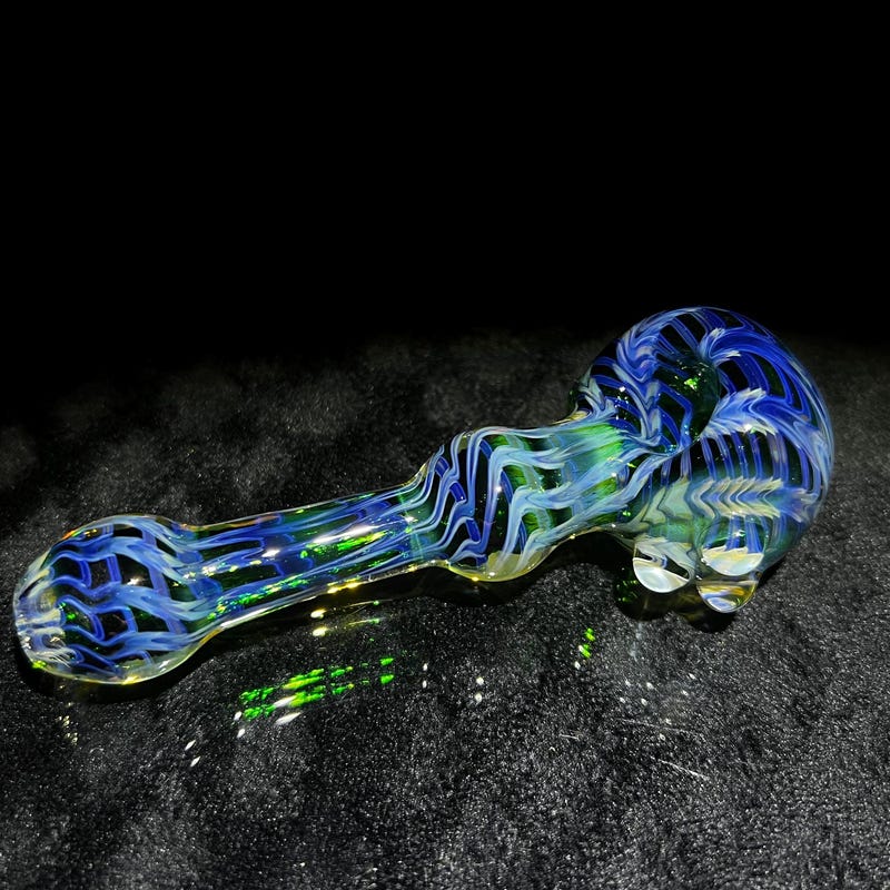 Green Glass Pipe - Etsy