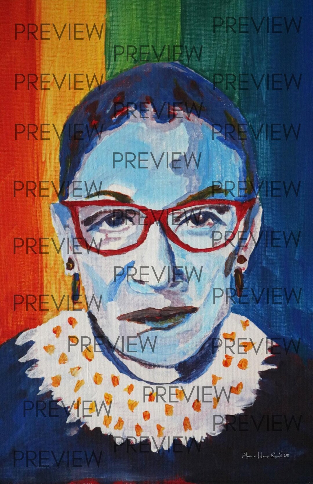 RBG Ruth Bader Ginsburg Pride BULK Posters - Etsy