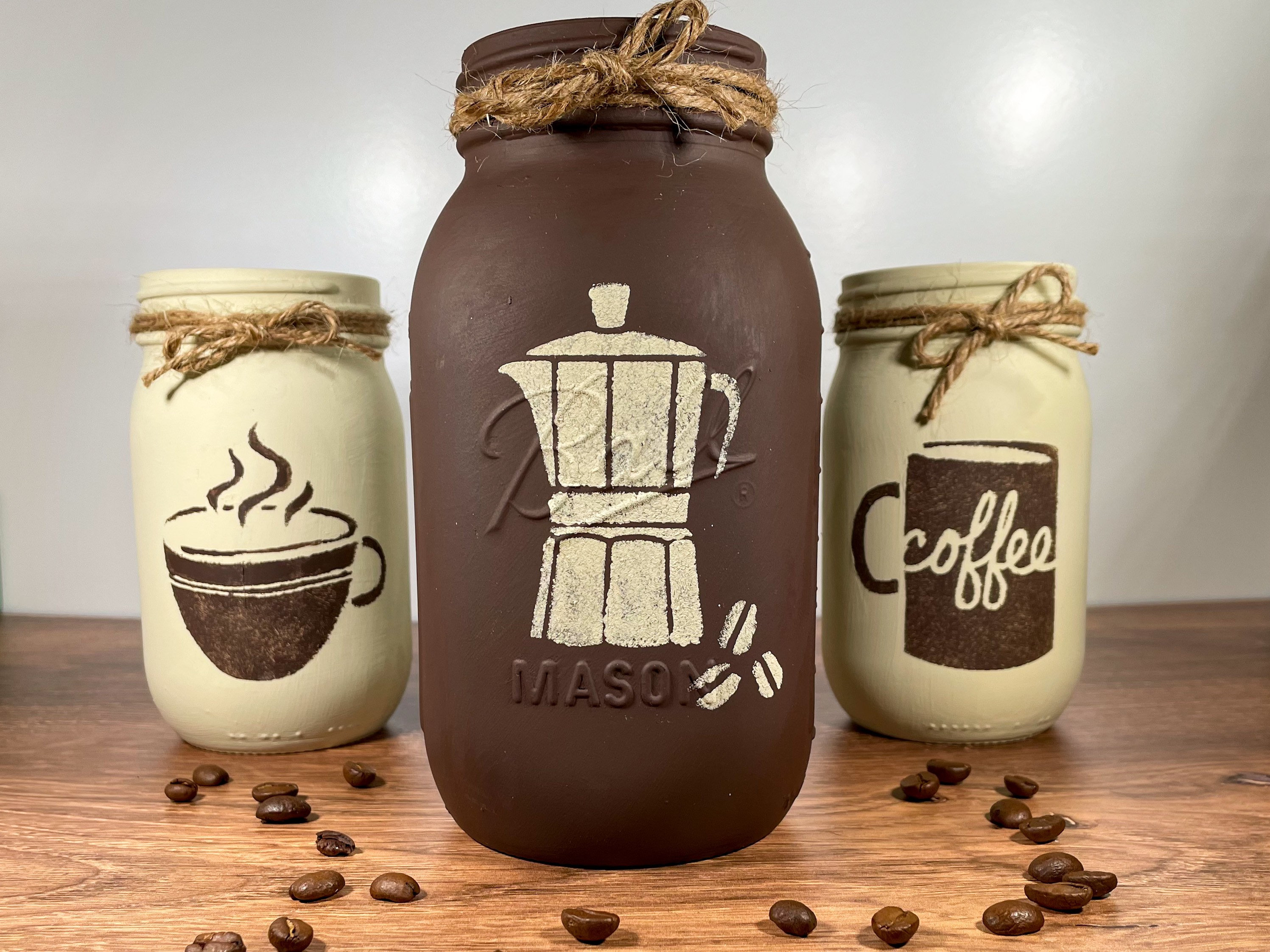 Coffee Mason Jars