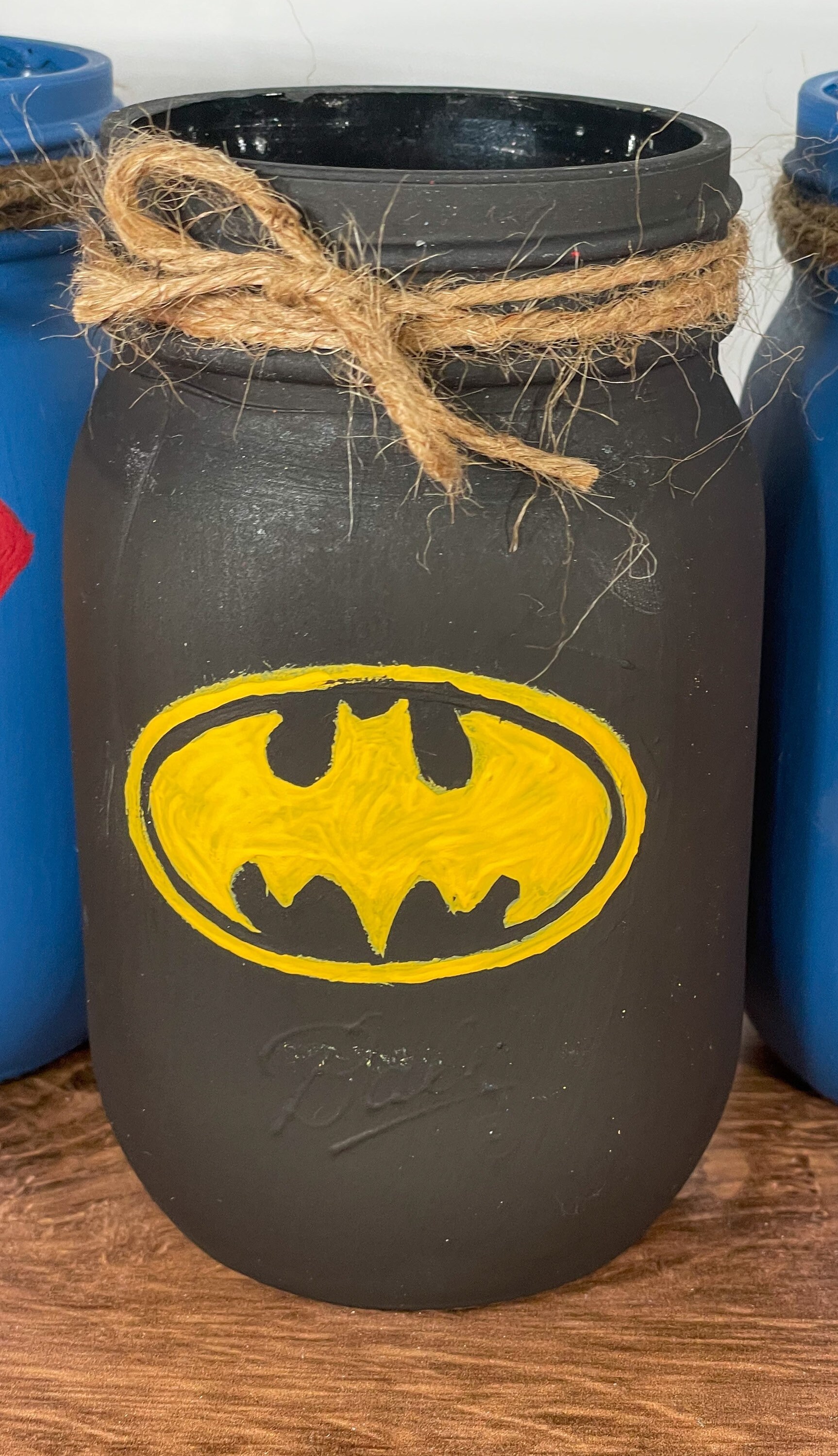 Superhero Mason Jars / Marvel Comic Mason Jars / Super Hero - Etsy UK