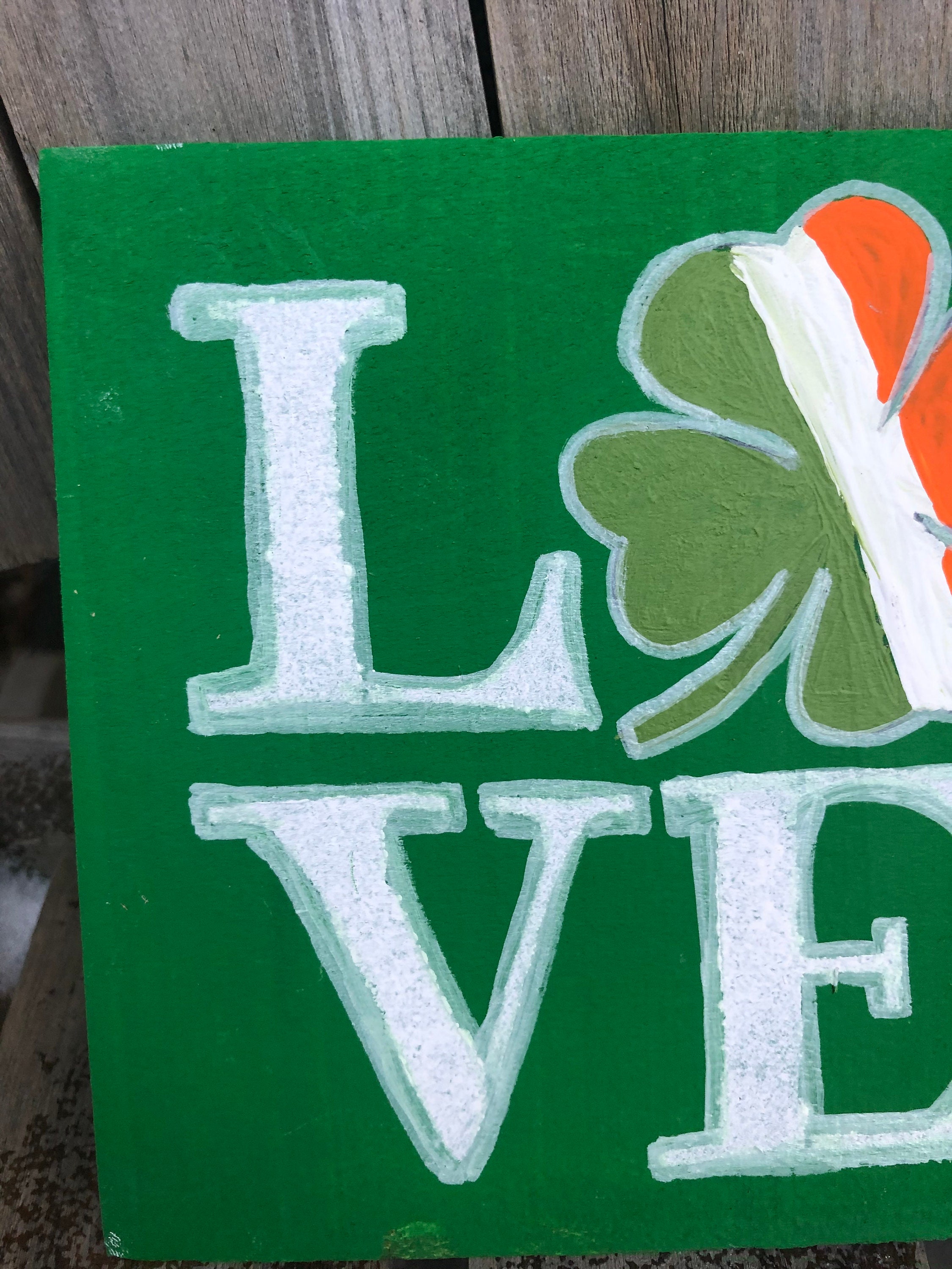 Irish LOVE sign