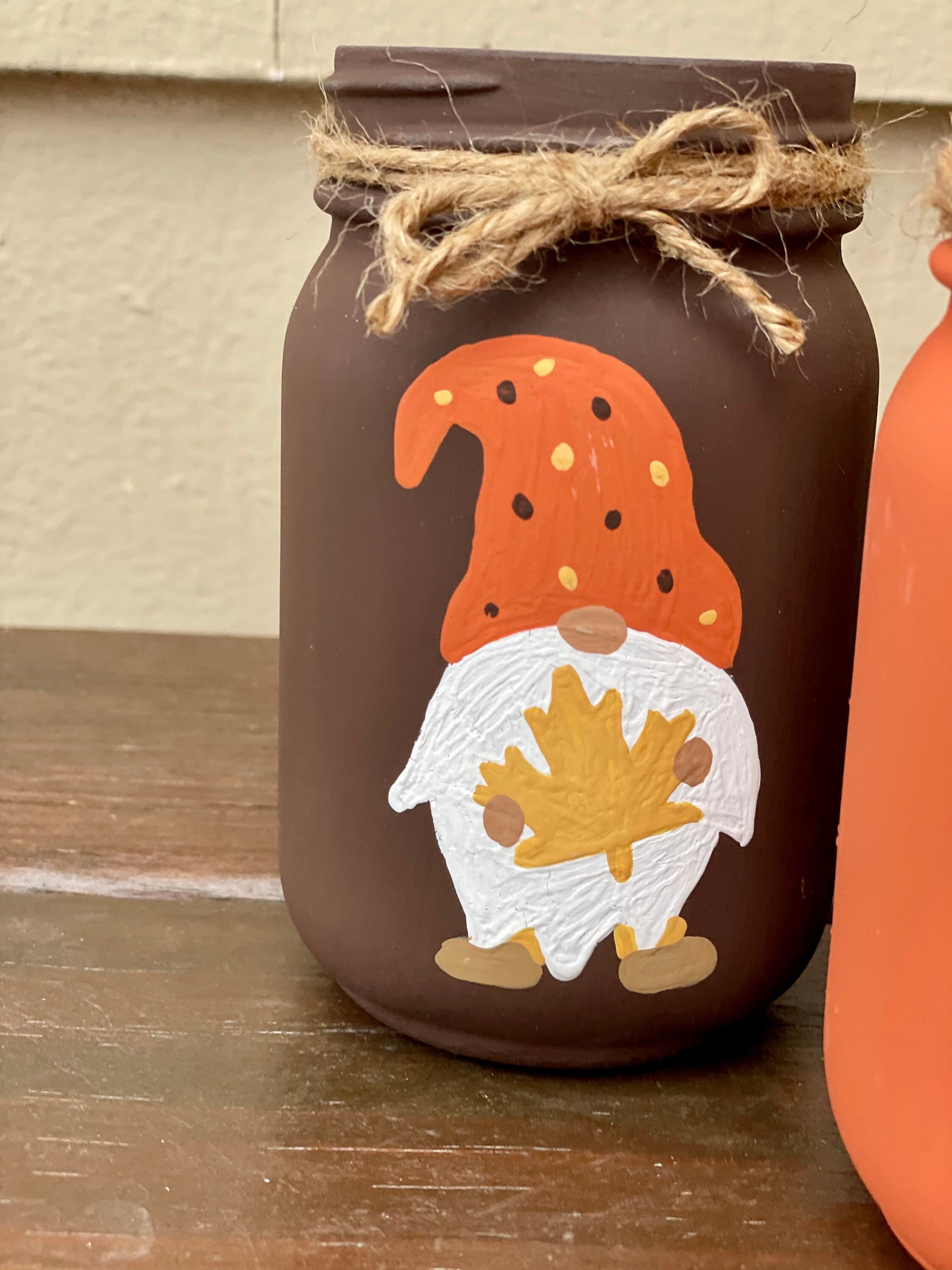 Gnome Fall Mason Jars