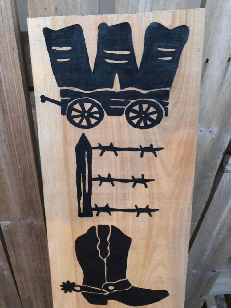 Western Welcome Sign