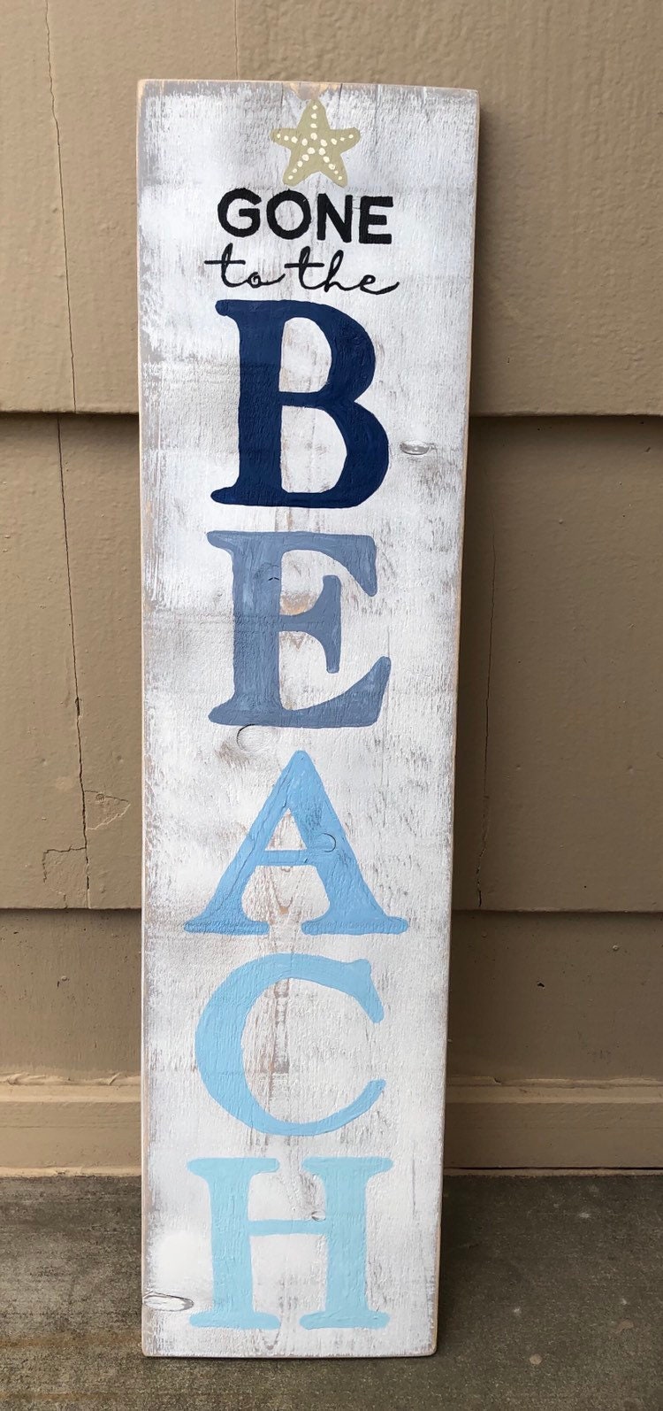 Rustic Beach Wall Sign