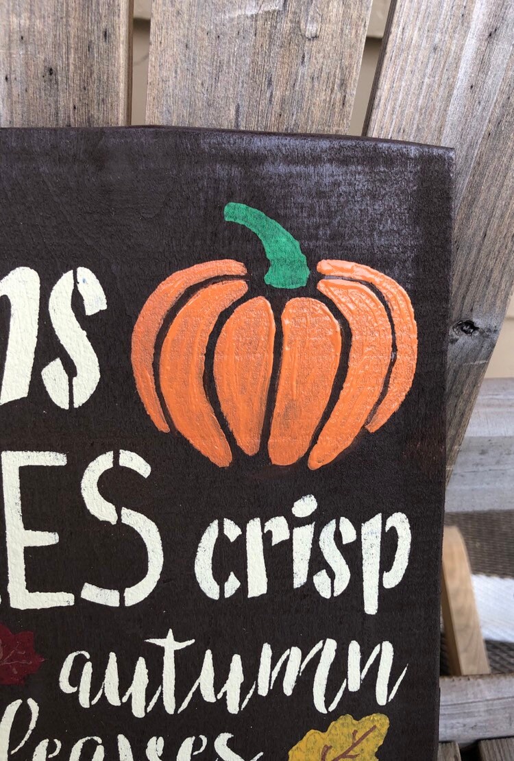 Rustic Fall Sign / Rustic Fall Decor / Fall Home Sign