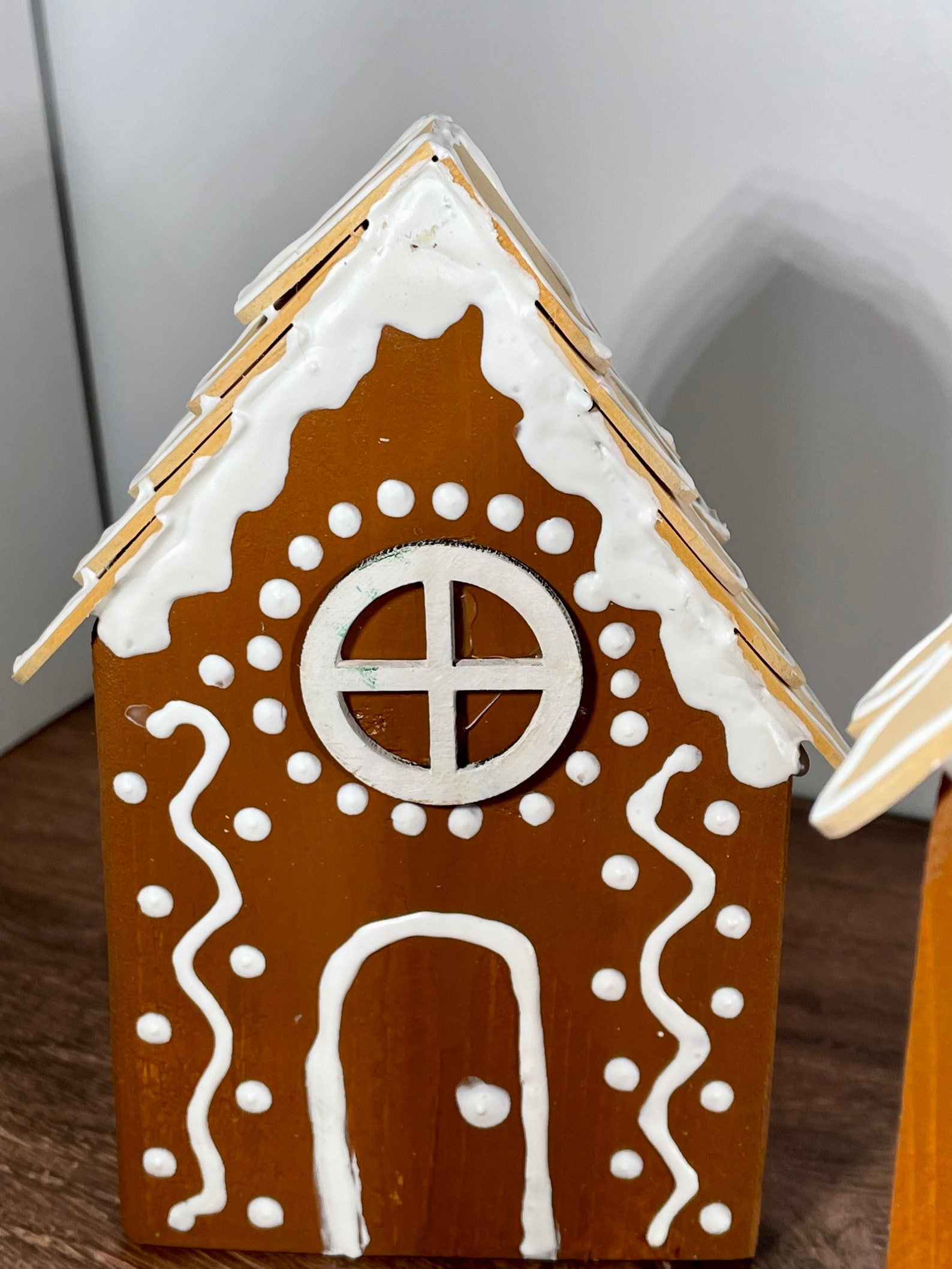 Gingerbread House Wood Blocks / Gingerbread Houses / Christmas - Etsy