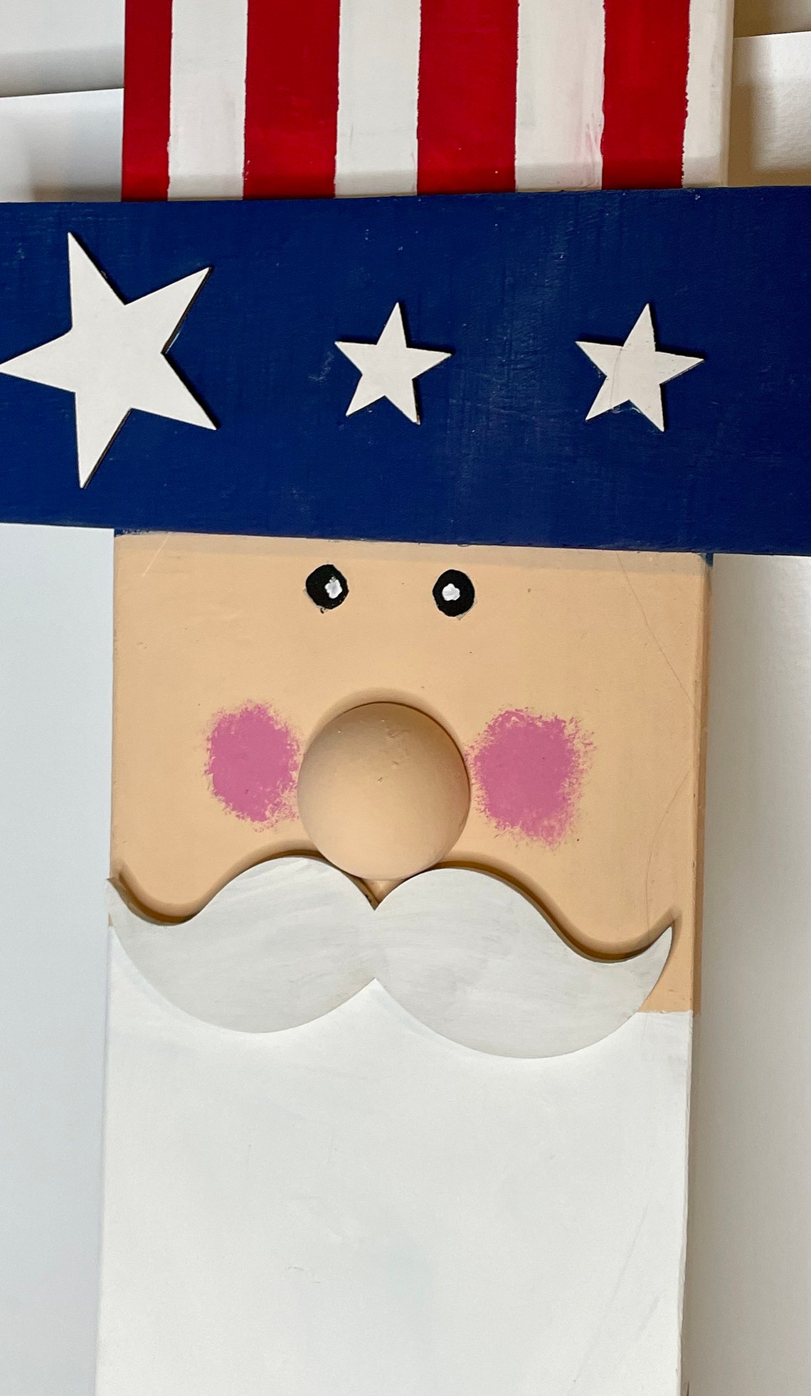 Uncle Sam Wood Sign - Americana Patriotic Porch Decor - Etsy