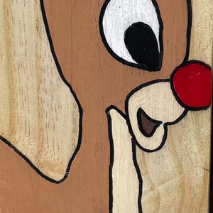 Christmas Rudolph Sign Set / Rudolph Sign / Christmas Porch Sign - Etsy