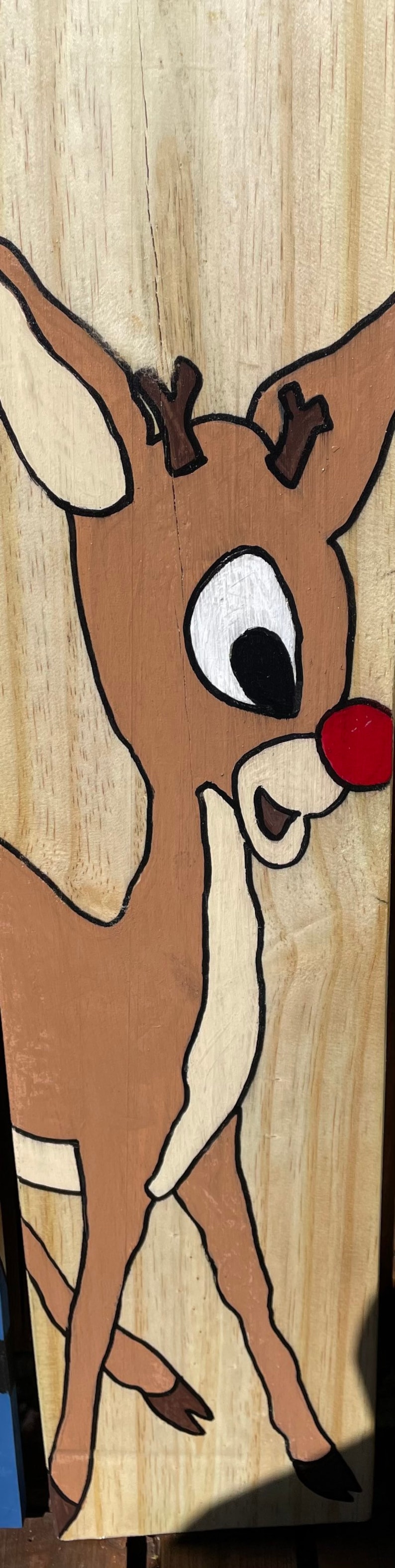 Christmas Rudolph Sign Set / Rudolph Sign / Christmas Porch Sign - Etsy