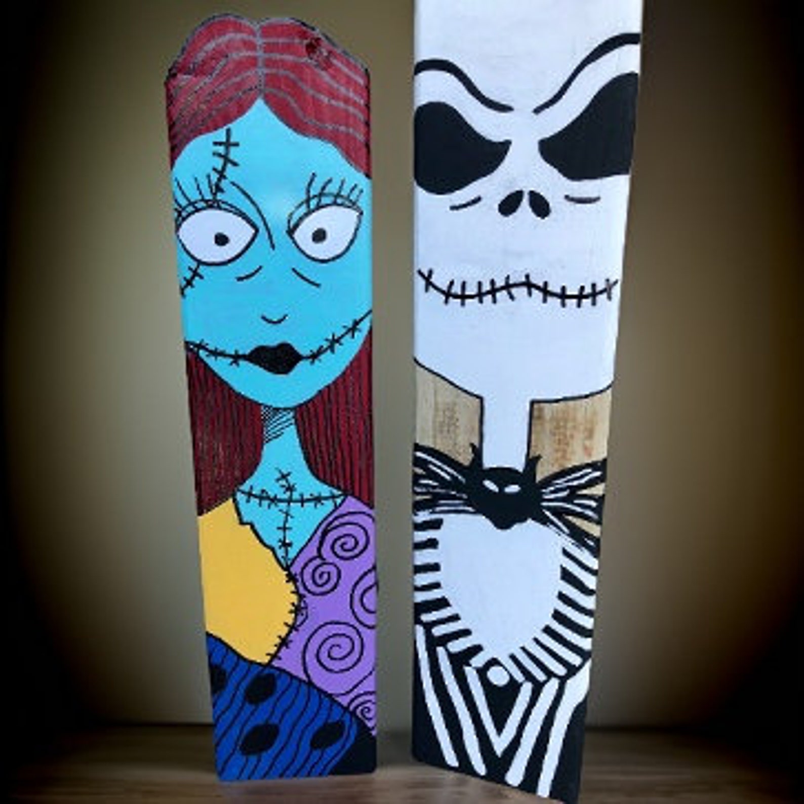 Nightmare Before Christmas Sign Set / Halloween Porch Signs / Jack ...