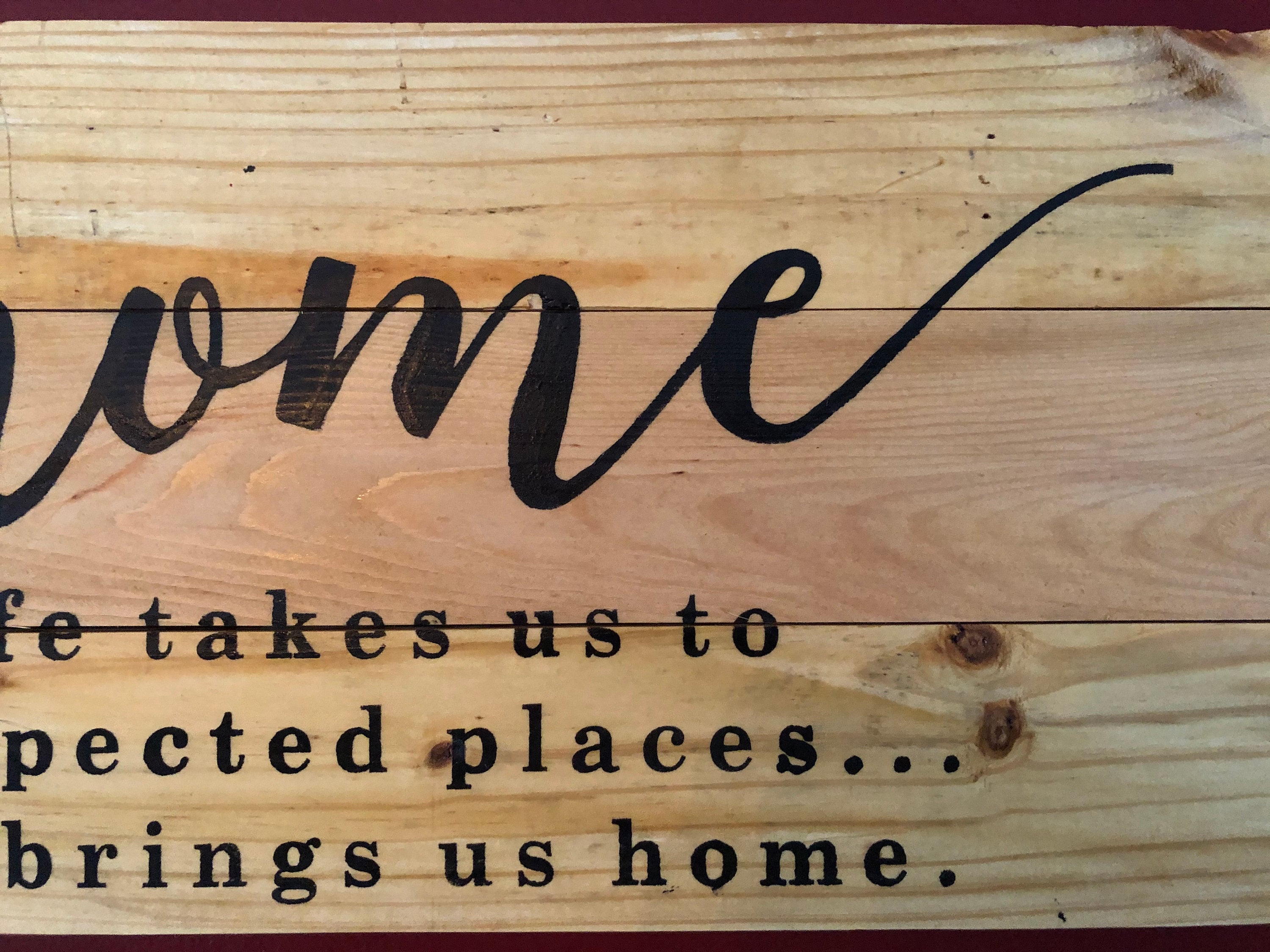 Rustic Home Sign / Home Wall Sign/ Rustic Home Decor