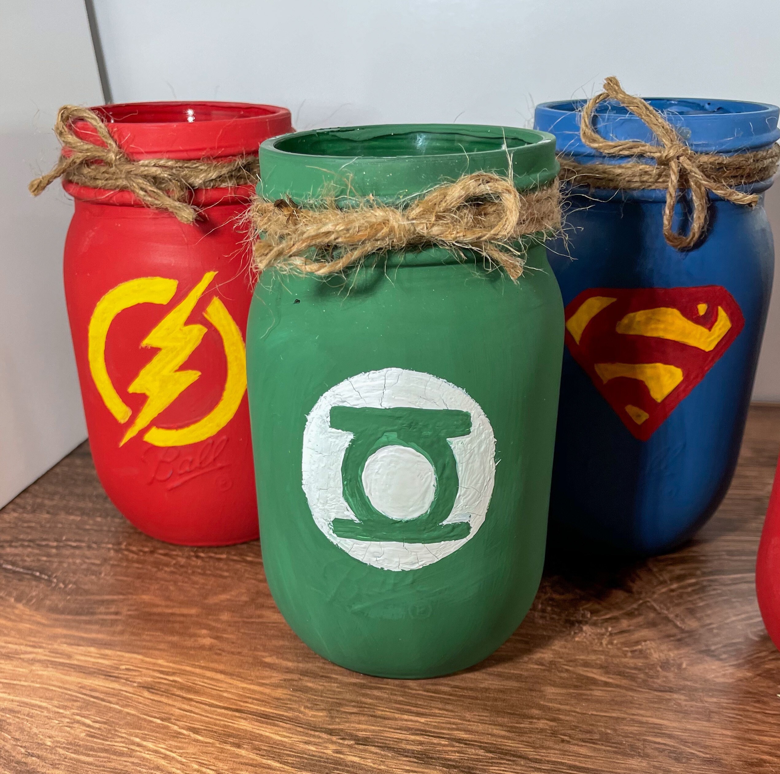 Superhero Mason Jars / Marvel Comic Mason Jars / Super Hero - Etsy UK