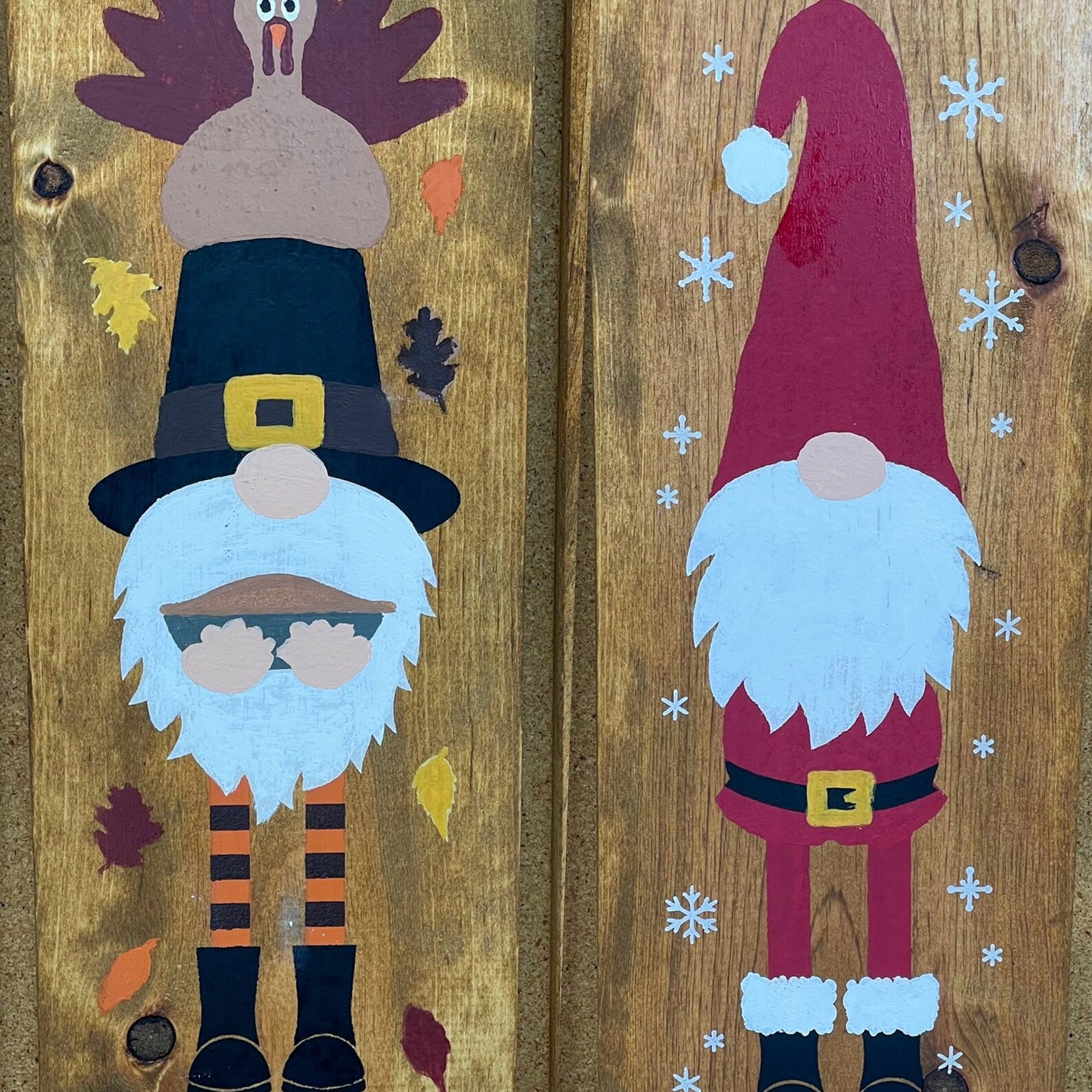 Gnome Porch Signs / Gnome Wall Signs / Gnome Holiday Signs - Etsy