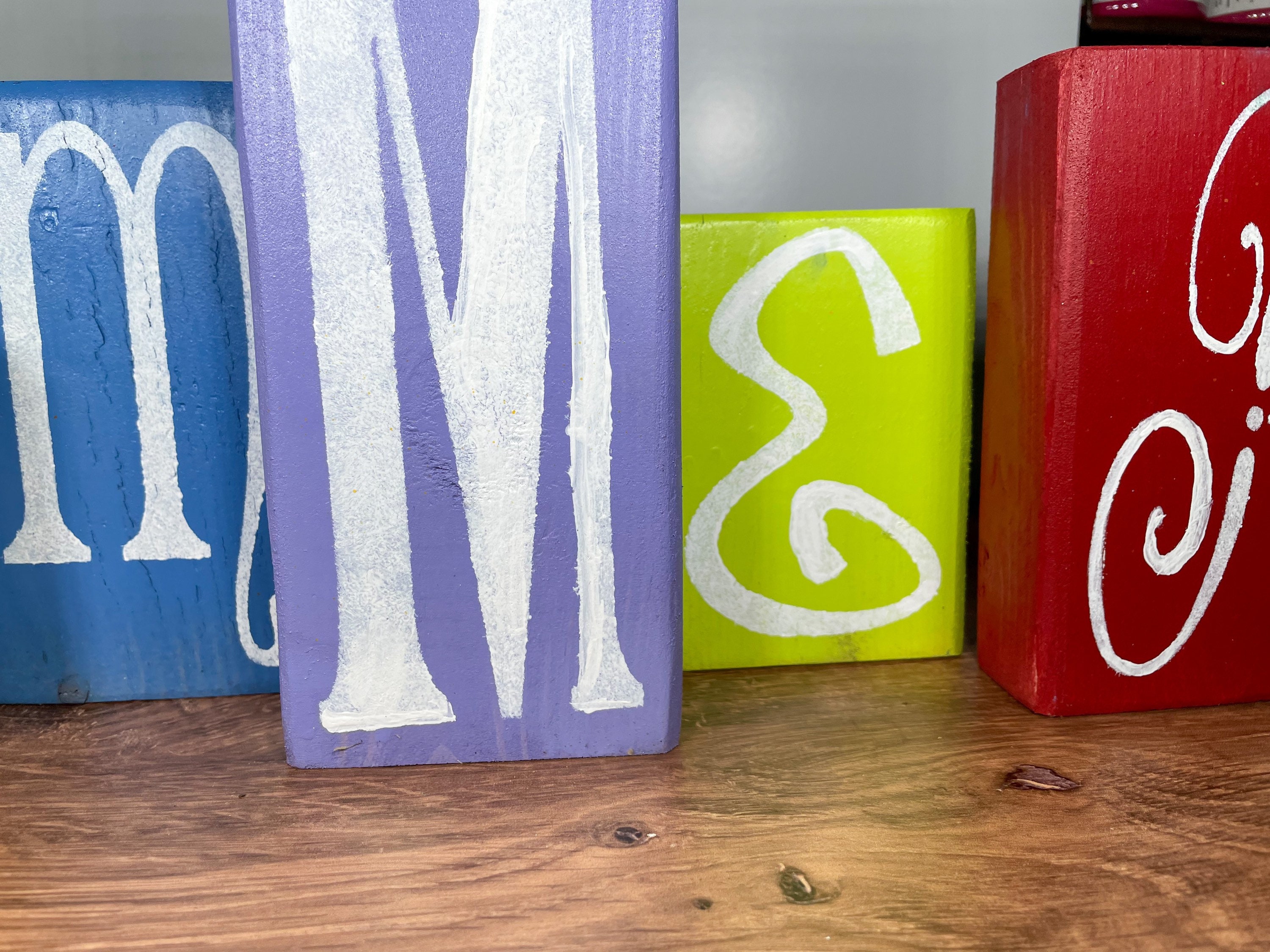 Summer Wood Blocks / Summer Word Blocks / Summer Home Decor / | Etsy