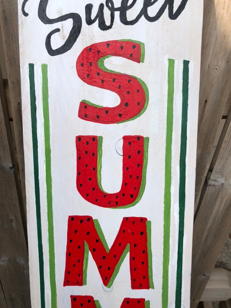 Summertime Watermelon Sign
