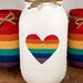 Rainbow Mason Jars / Mason Jar Centerpiece / LGBTQ Pride - Etsy
