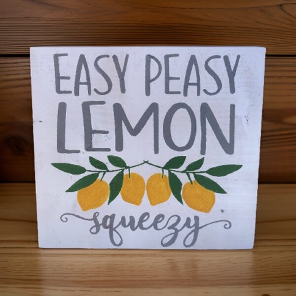 Lemon Sign - Etsy