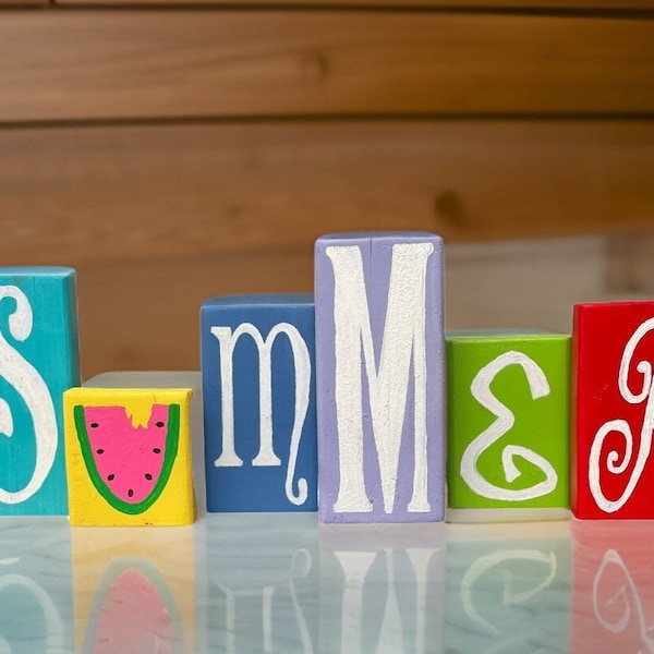 Word Blocks - Etsy