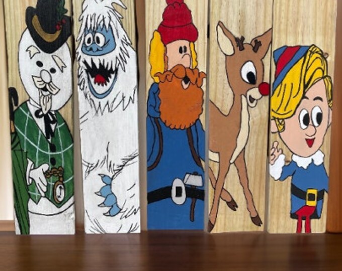 Christmas Rudolph Sign Set / Rudolph Sign / Christmas Porch Sign - Etsy