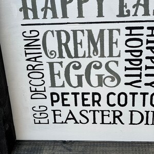 Farmhouse Easter Sign / Easter Wall Sign / Easter Decor / Easter Wood ...