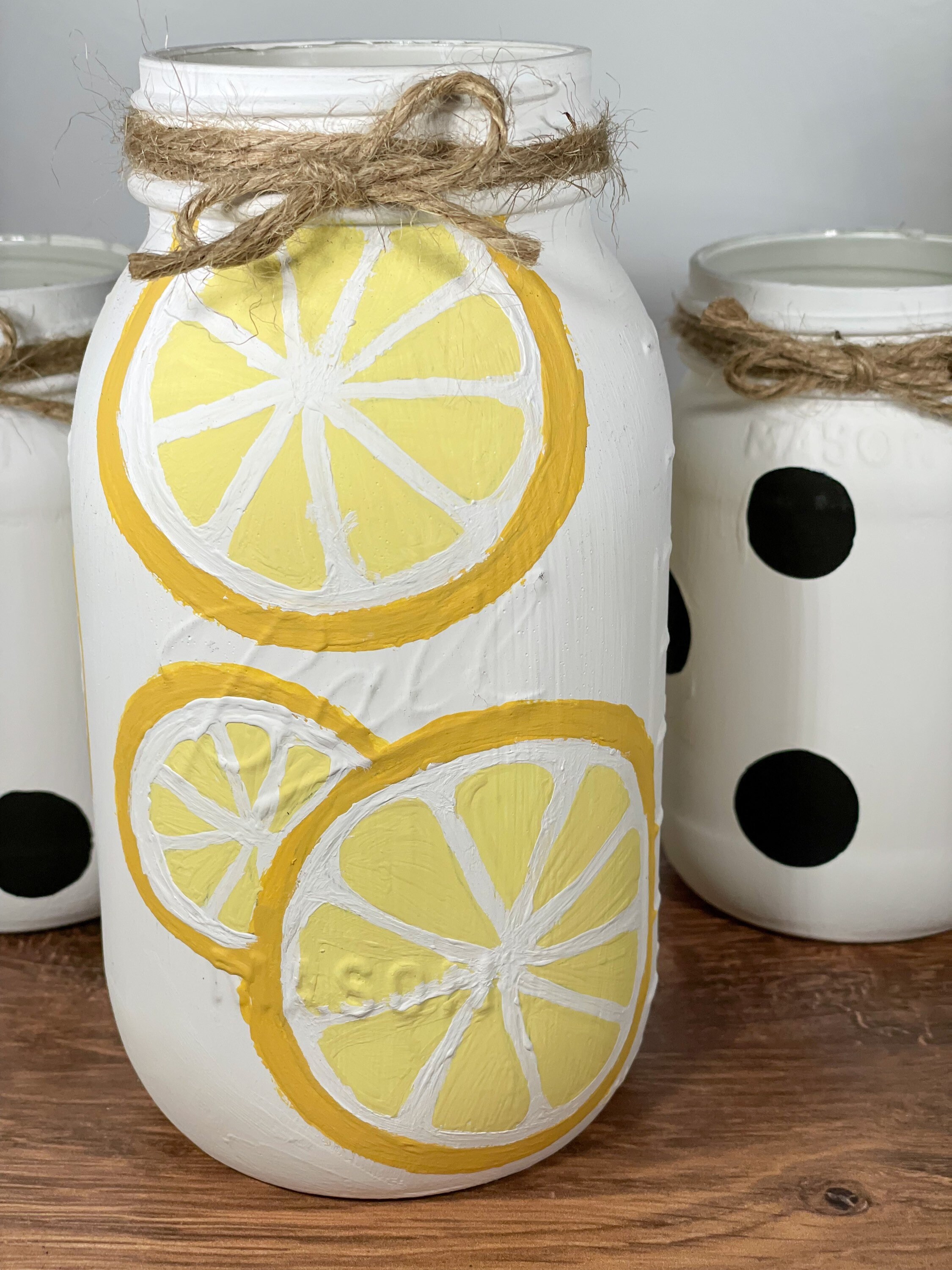 Lemon Kitchen Mason Jars