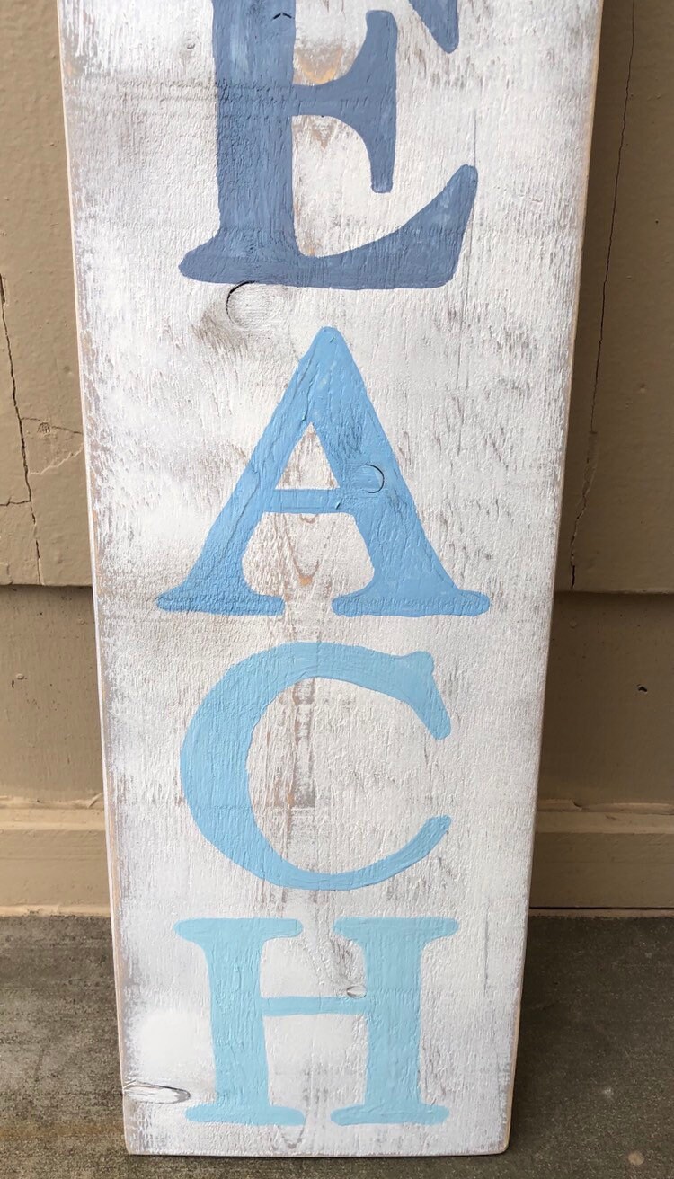 Rustic Beach Wall Sign