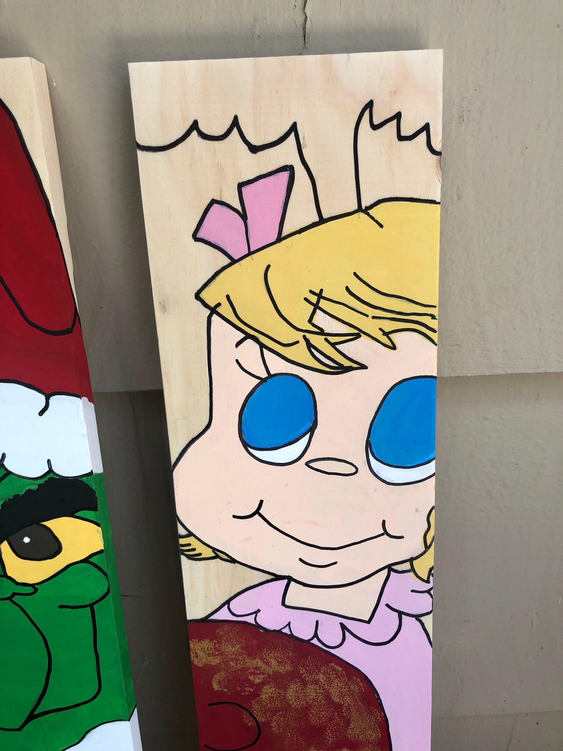 Christmas Grinch Sign Set