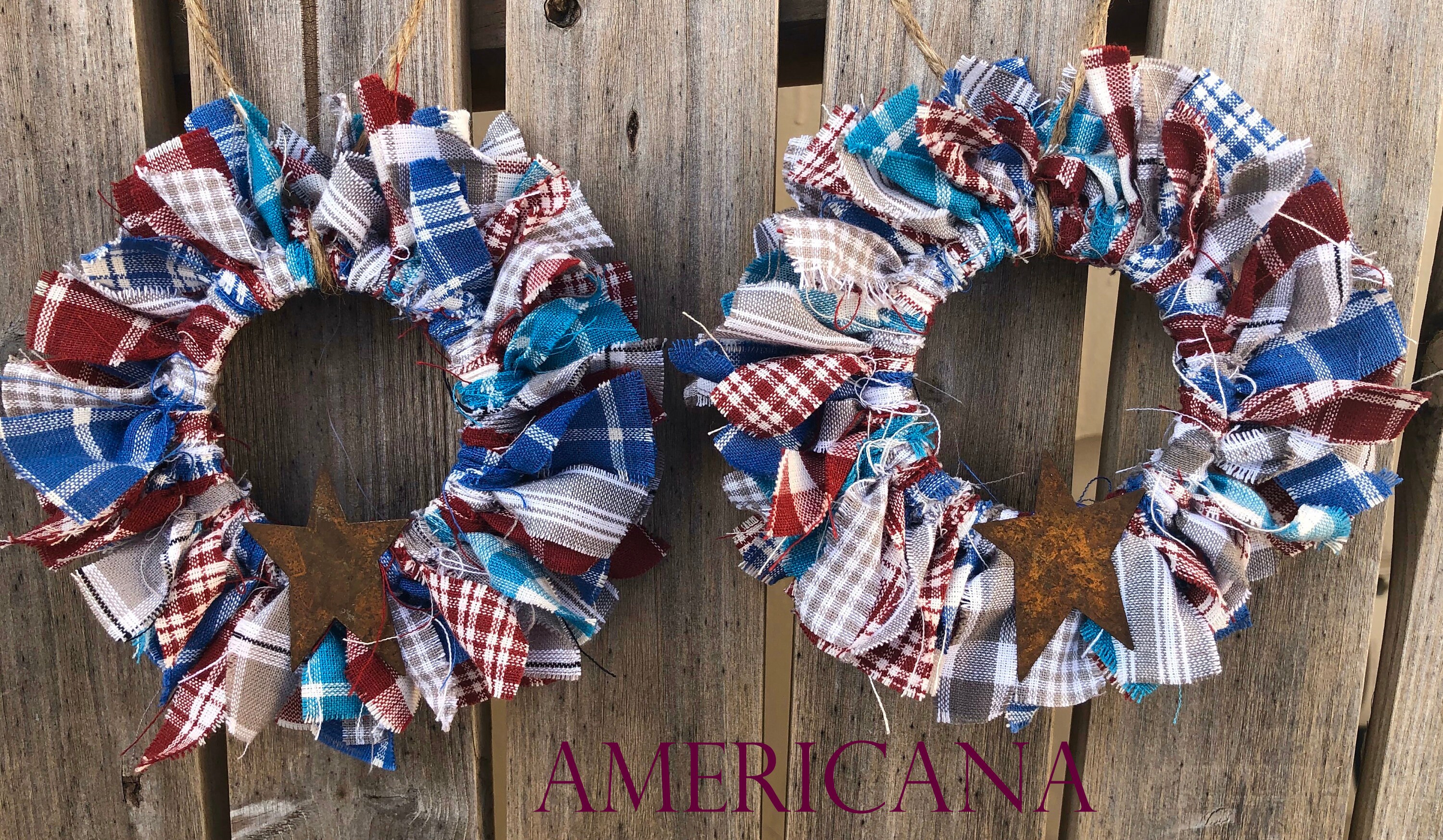 Mini Mason Jar Rag Wreaths mini-mason-jar-rag-wreaths