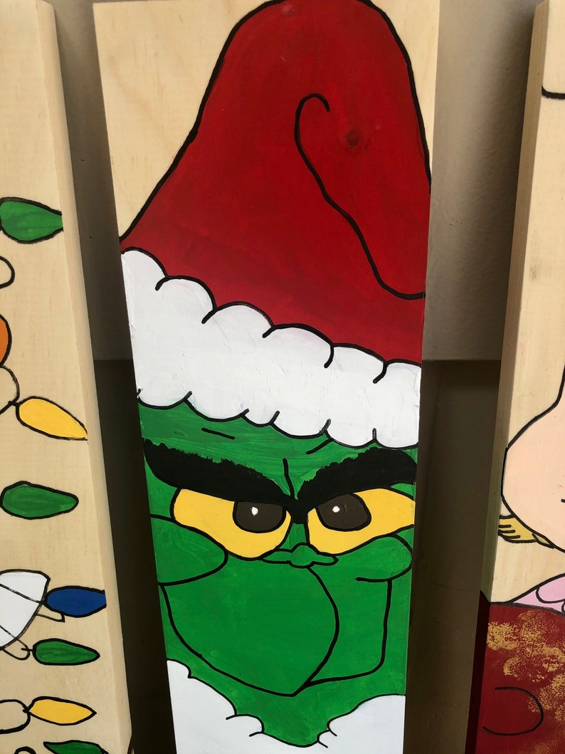 Christmas Grinch Sign Set / Grinch Sign / Christmas Porch Sign - Etsy ...