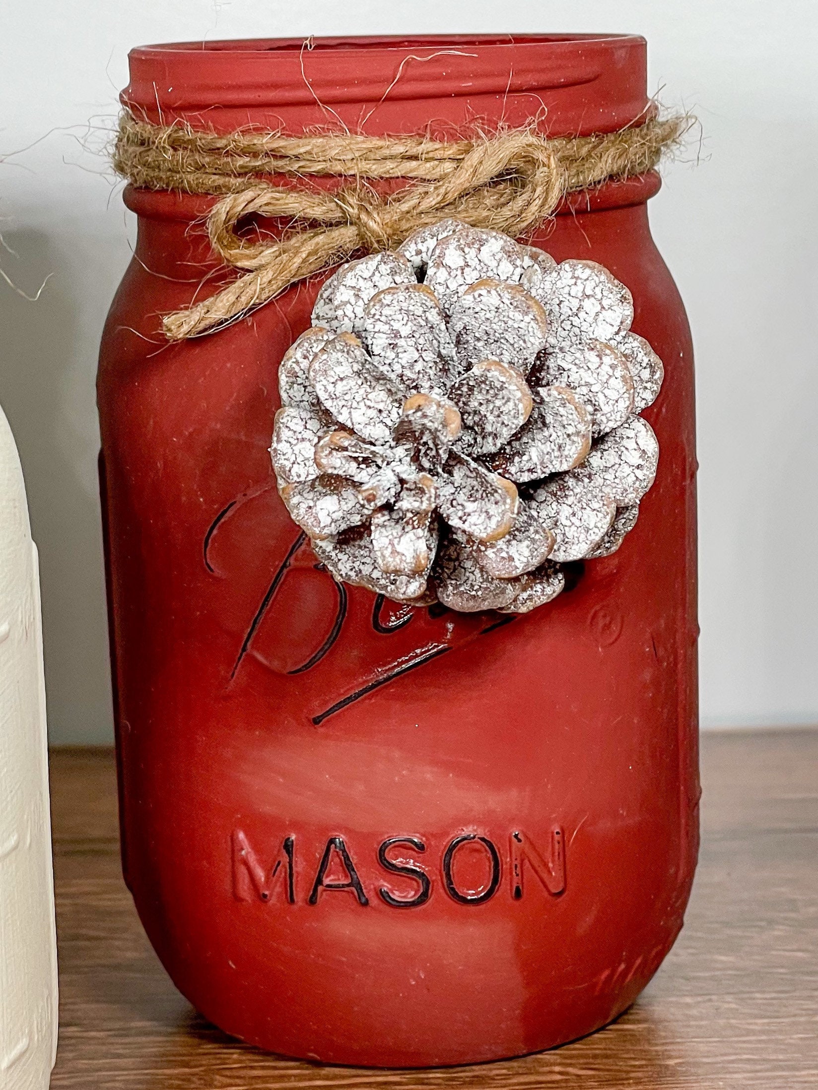 Christmas Rustic Mason Jars