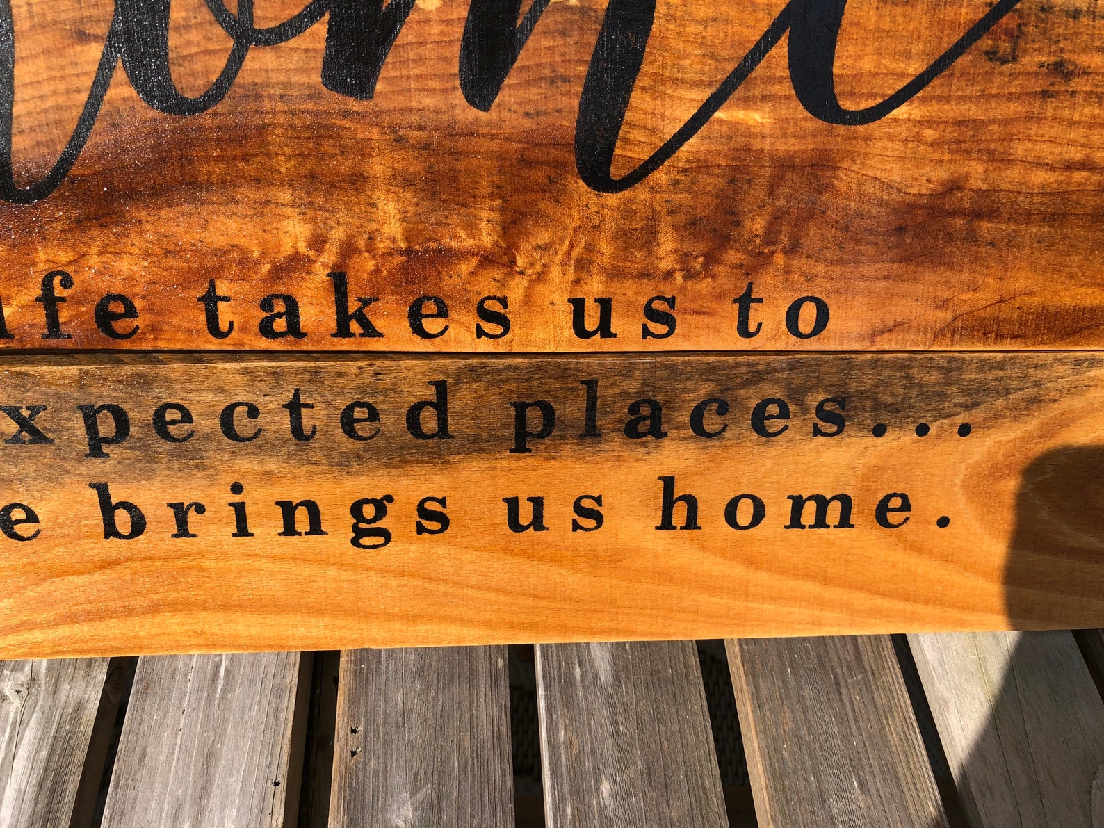 Rustic Home Sign / Home Wall Sign/ Rustic Home Decor | Etsy